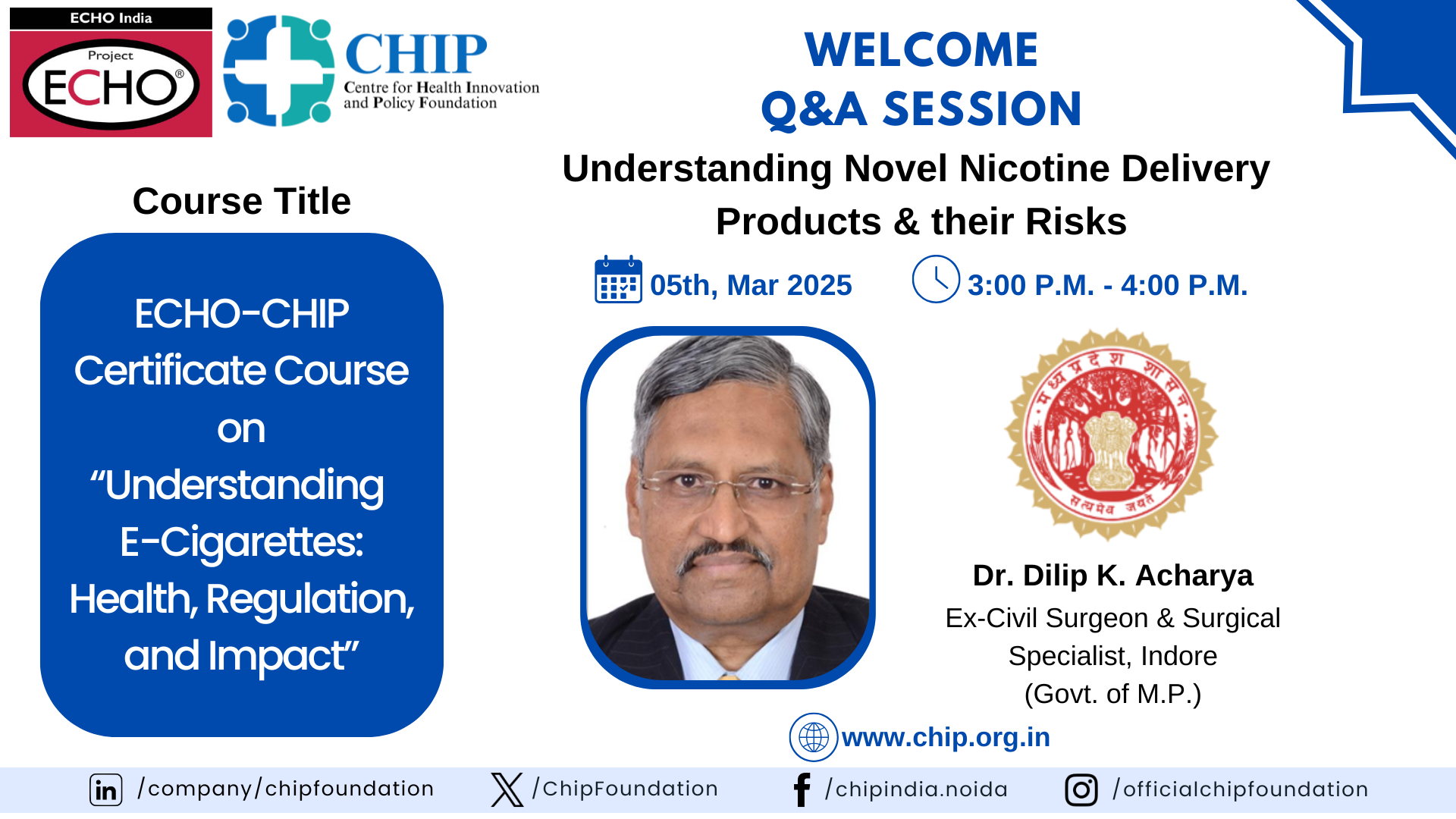 CHIP Foundation - Centre for Health Innovation and Policy Foundation